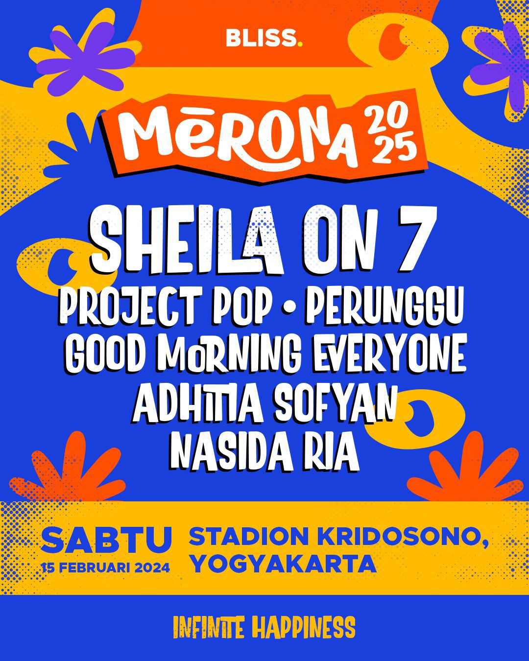 YOGYAKARTA | MERONA 2025 – Sheila on 7 Official Website